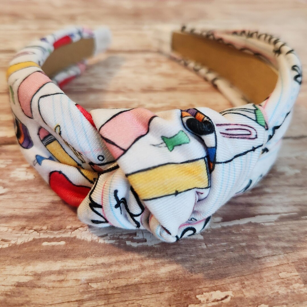 Teacher Headbands, School Supplies Headbands, Adult Headbands, Teacher ...