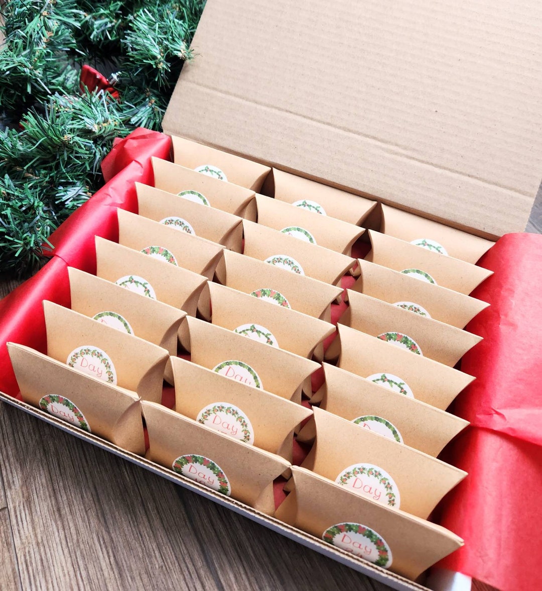 Hair Bow Advent Calendar, 24 Days of Christmas, Countdown to Christmas ...