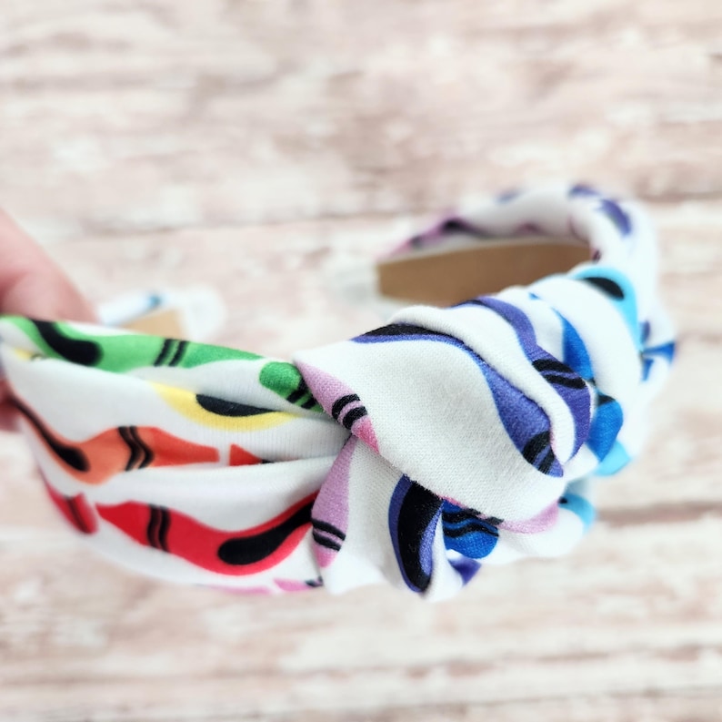Teacher Headbands, Crayon Headbands, Adult Headbands, Teacher Gift ...