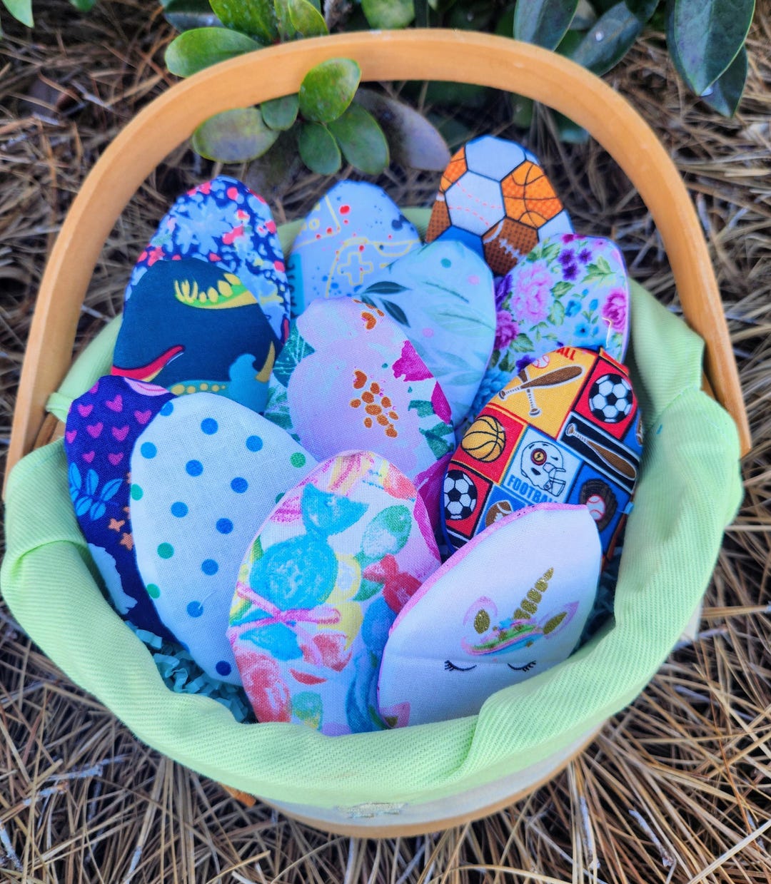 Fabric Easter Eggs, Reusable Eggs, Easter Egg Hunt, Sustainable Easter ...