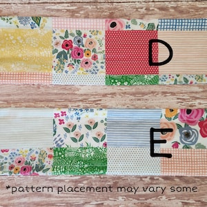 Patchwork Quilt Design Steering Wheel Cover, Faux Quilt Design, Organic ...