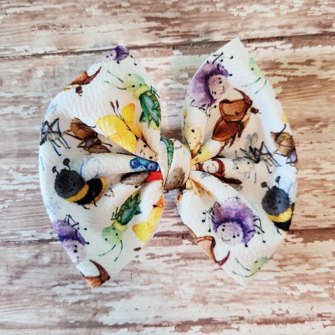 Insect Bow, Bee Bow, Grasshopper Bow, Butterfly Bow, Hair Accessories ...