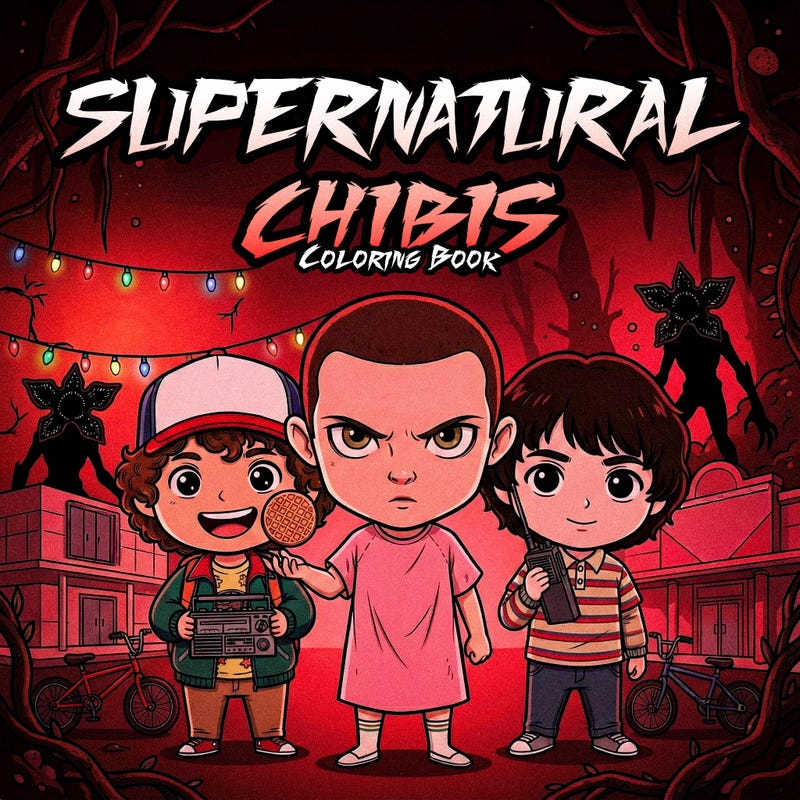 Supernatural Coloring Book - Etsy