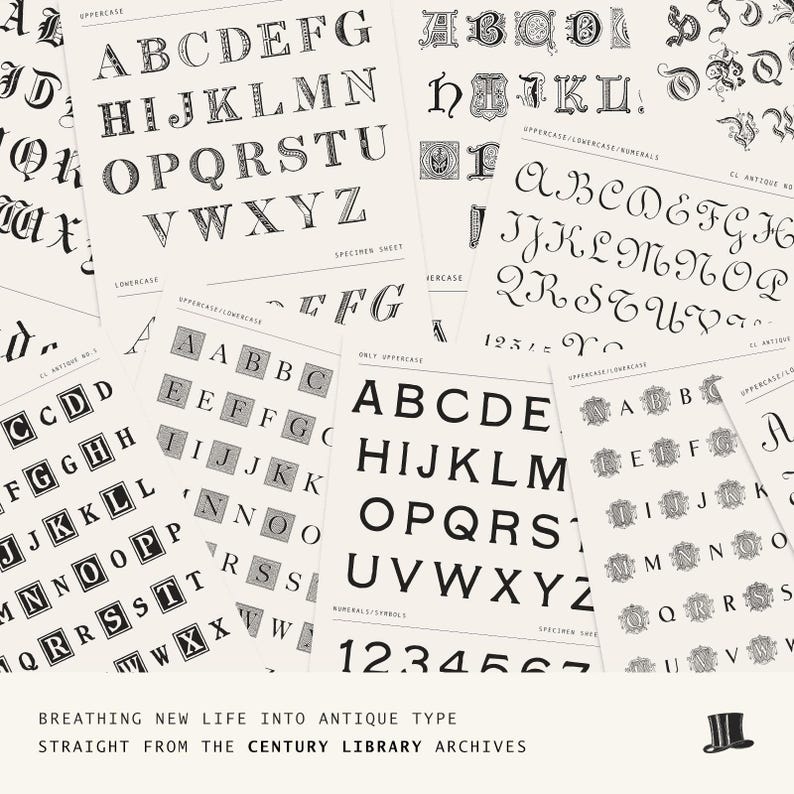 Vintage Fraktur Blackletter Font: German Gothic Script (OTF) - Etsy