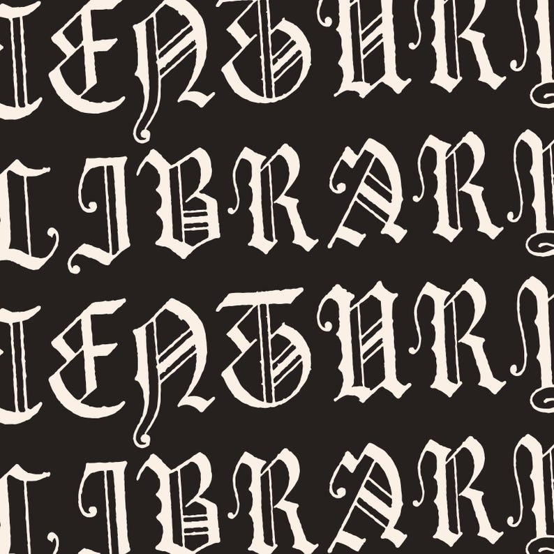 Vintage Fraktur Blackletter Font: German Gothic Script (OTF) - Etsy