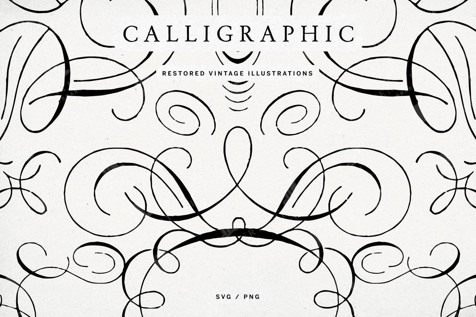 Calligraphy Border & Frame SVG Lineart Pack for Elegant Invitations and ...