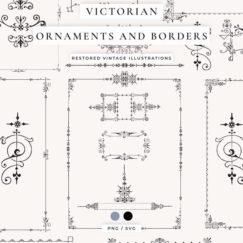 Victorian Style Borders - Etsy UK