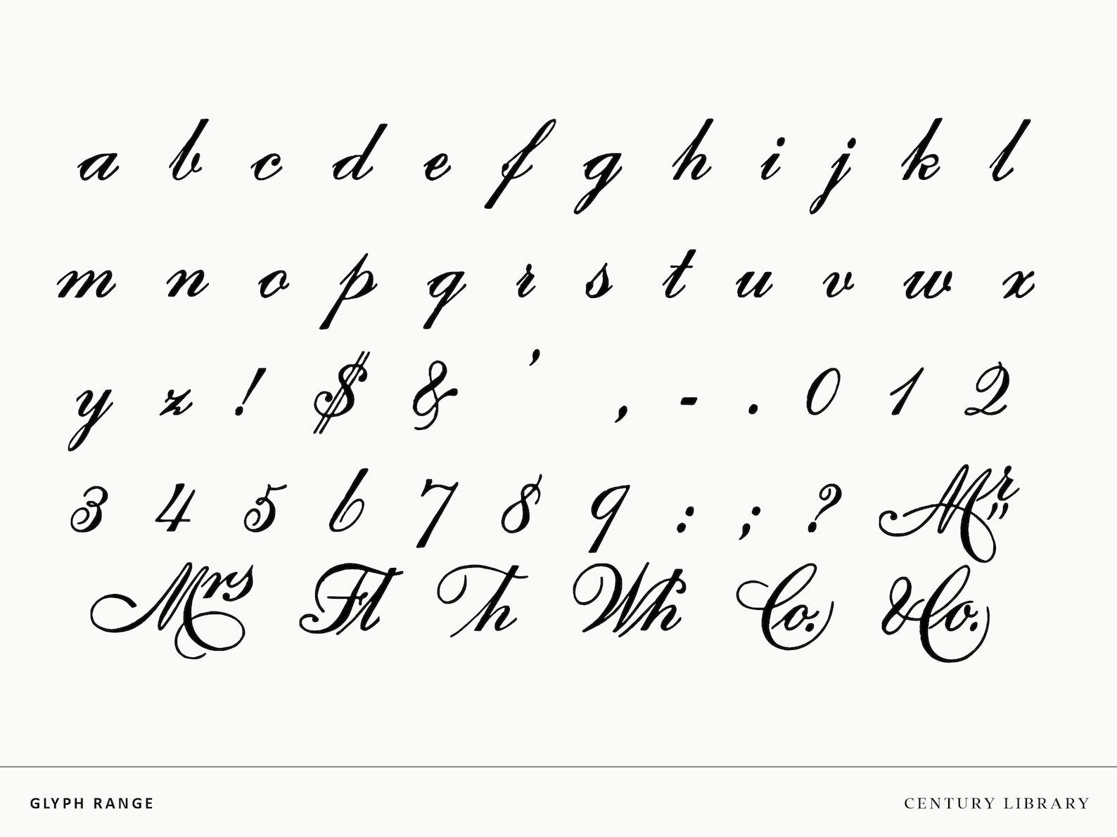 Decorative Flourish Script Antique Font Alphabet, Installable OTF Font ...
