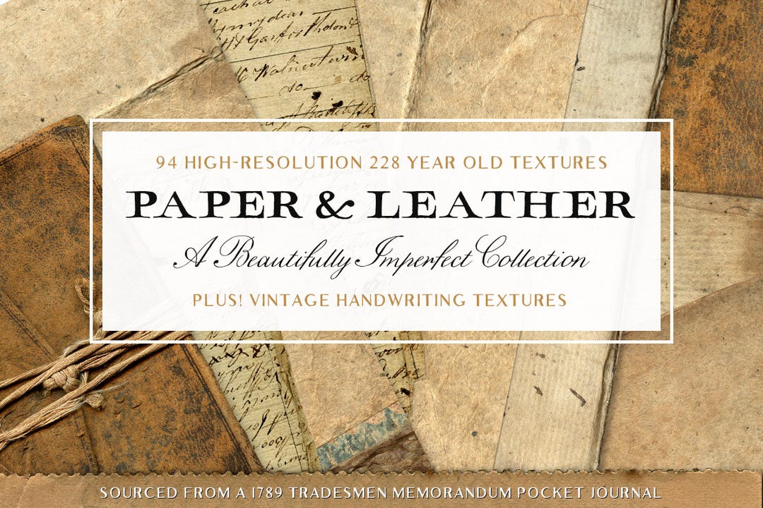 Vintage Leather Paper Textures: High-resolution JPG Backgrounds ...