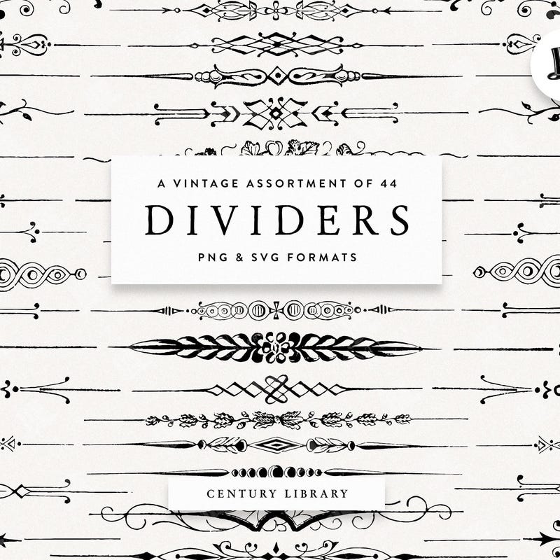 Vintage Page Dividers - Etsy