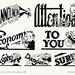 Retro Slogan Clipart: Vintage Cartoon Ad Graphics (PNG & SVG Digital ...
