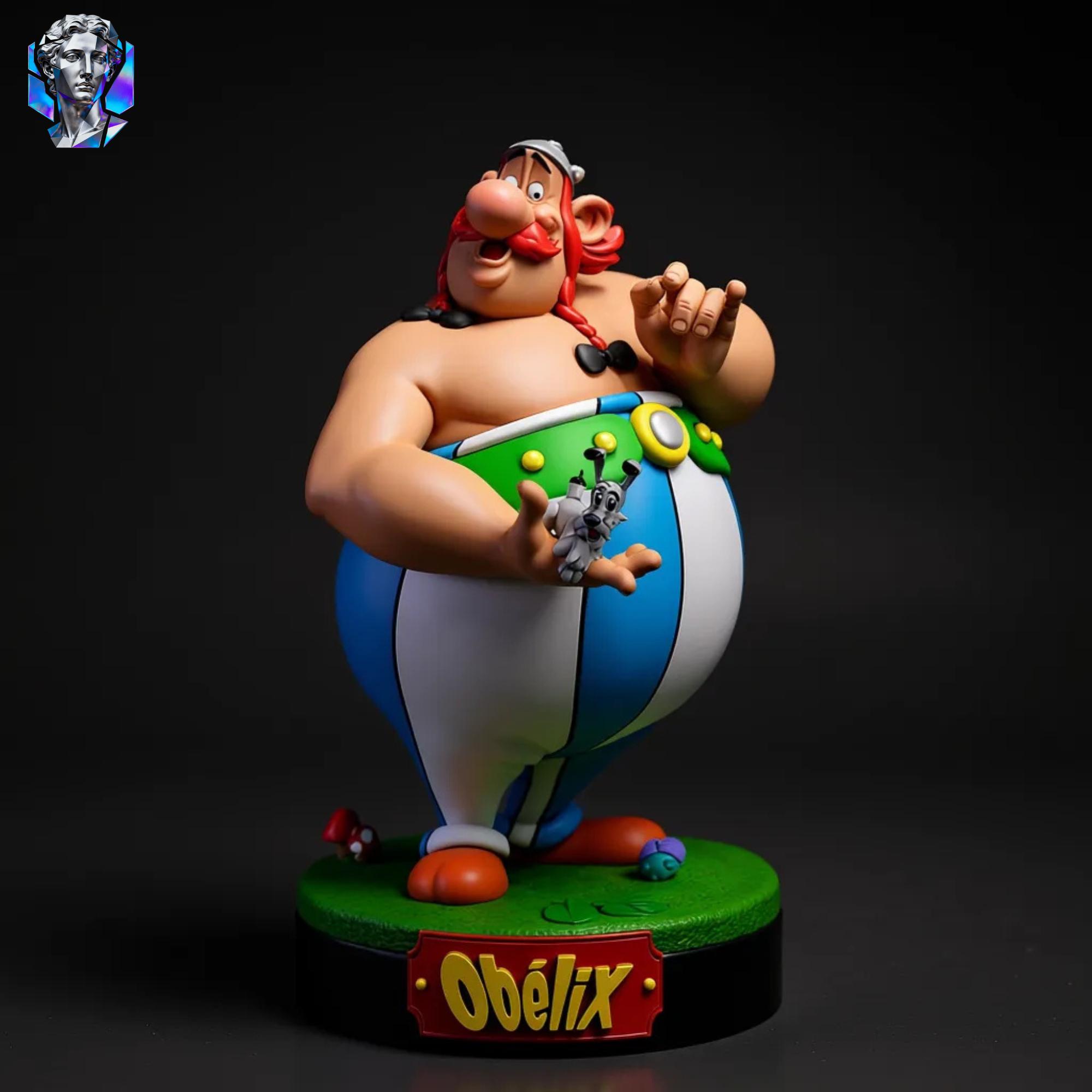 Asterix & Obelix 3D STL Model - Cartoon Sammlerstück Statue ...