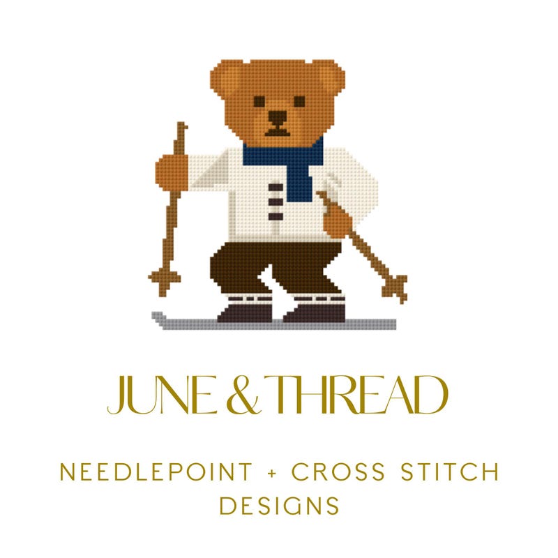 Ski Needlepoint Download - Etsy