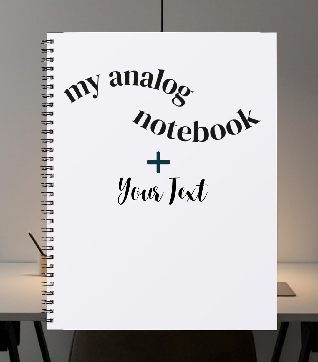 My Analog Notebook Spiral Notebook | Ruled Lined - Etsy