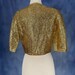 Gentex Bolero Jacket Gold 50’s 60’s Pin up Viva Vlv - Etsy