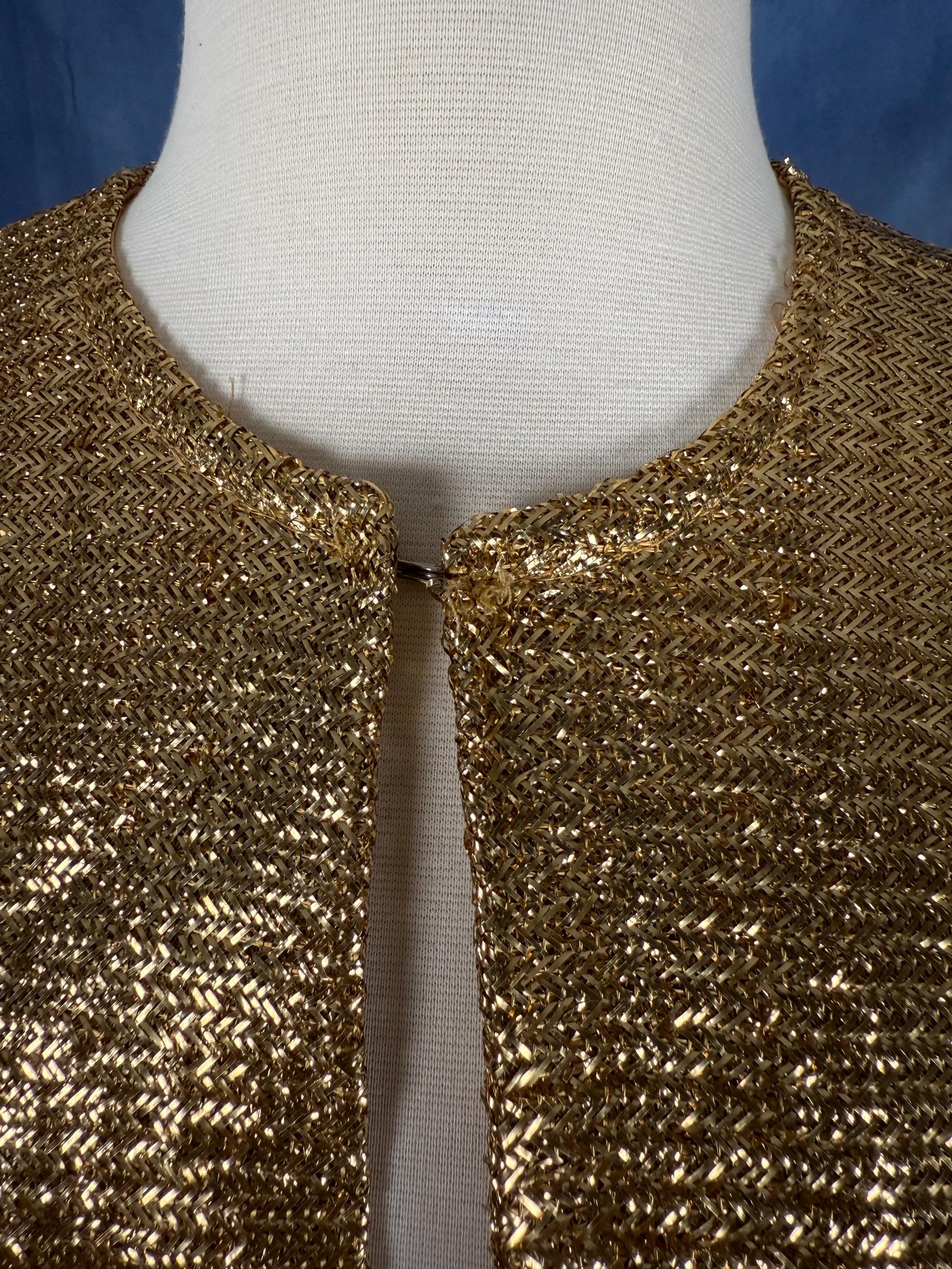 Gentex Bolero Jacket Gold 50’s 60’s Pin up Viva Vlv - Etsy