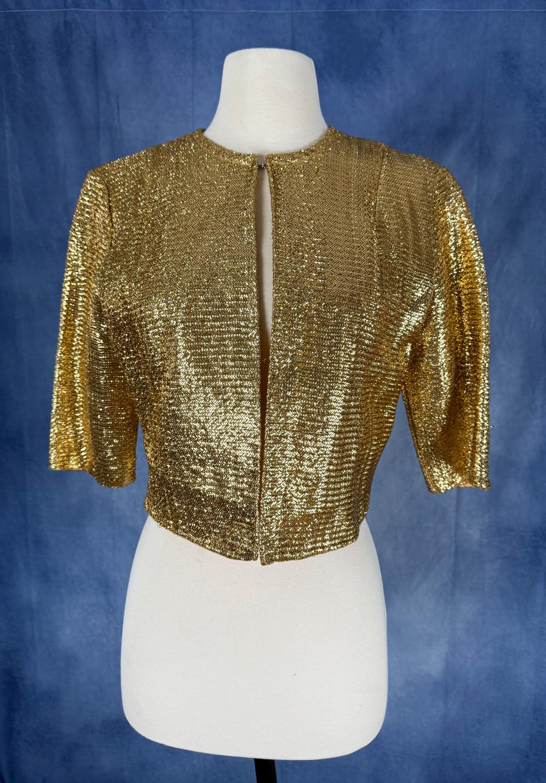 Gentex Bolero Jacket Gold 50’s 60’s Pin up Viva Vlv - Etsy