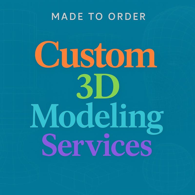 3d Model Commission - Etsy