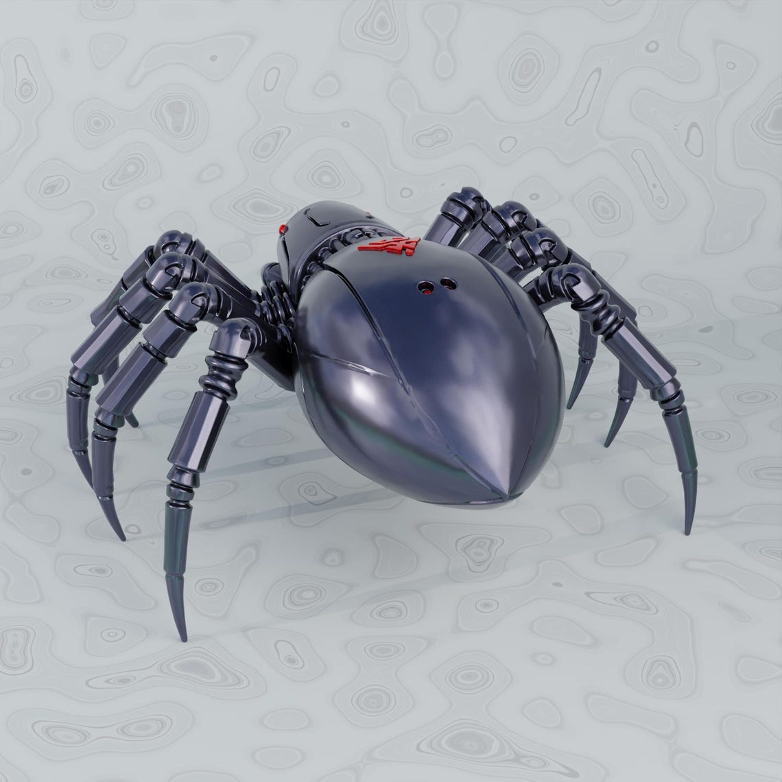 Robort Spider STL File | High Detail 3D Model | Robot Spider 3D Print ...