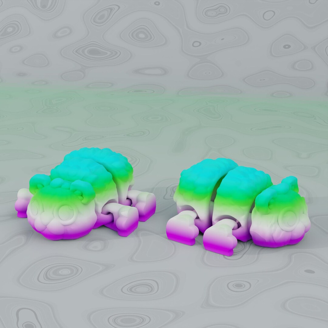 Cute Articulated Broccoli STL File | Printable Flexi Veggie Toy 3D ...