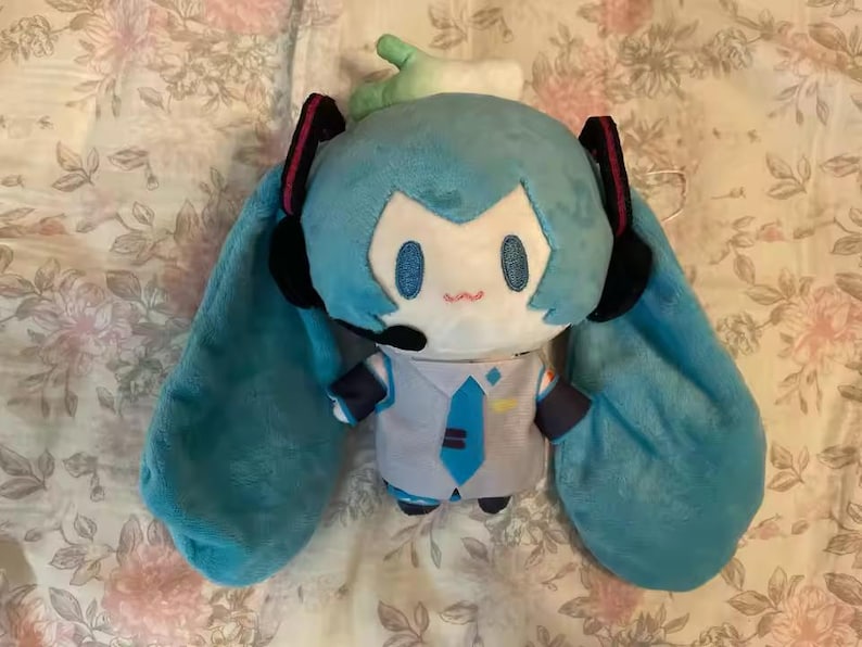 Hatsune Miku Plush Doll – Soft Kawaii Anime Stuffed Toy, Vocaloid ...