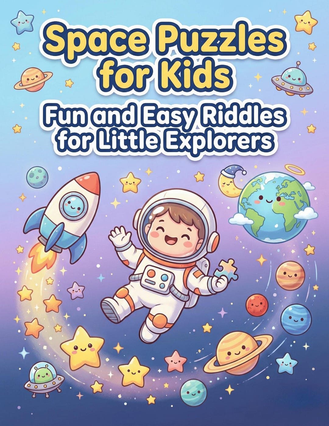 20 Space Puzzles for Kids Fun and Easy Riddles for Little Explorers ...