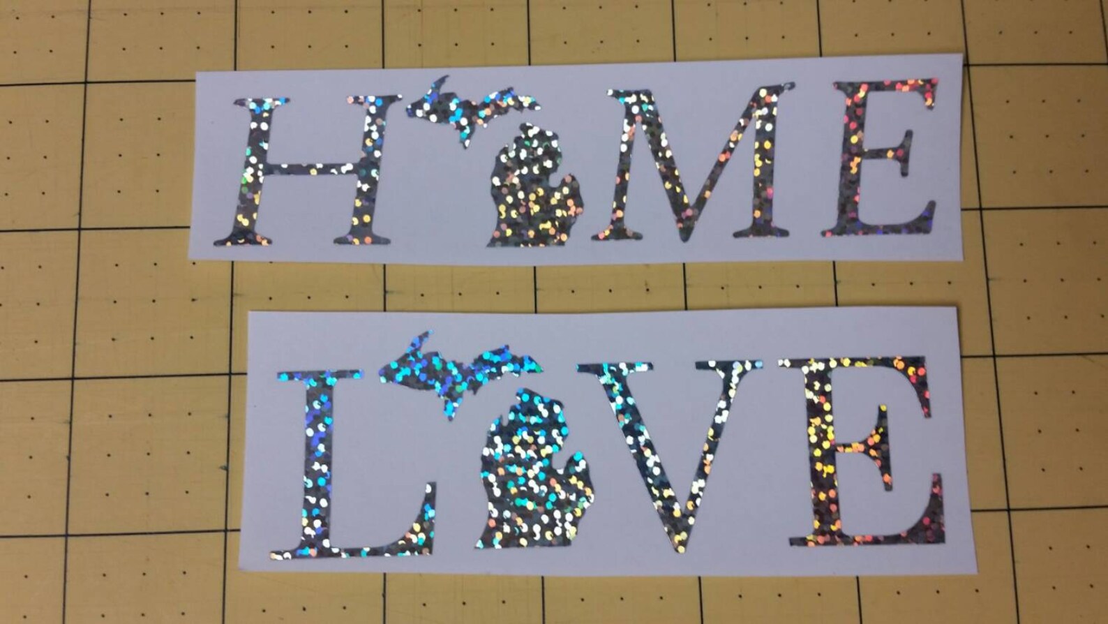 Michigan Love - Michigan Home - Michigan Love Decal - Michigan Home ...