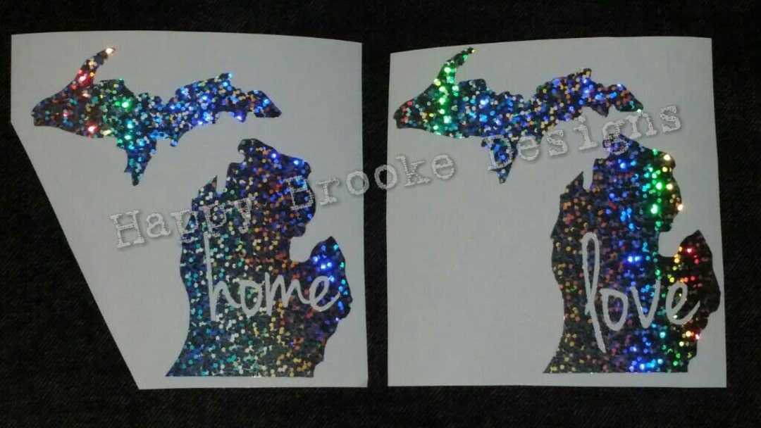 Michigan State Decal – Mitten Love, MI Home Decor - Etsy