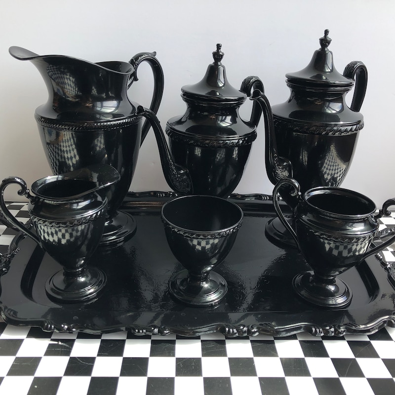 Goth Tea Set - Etsy