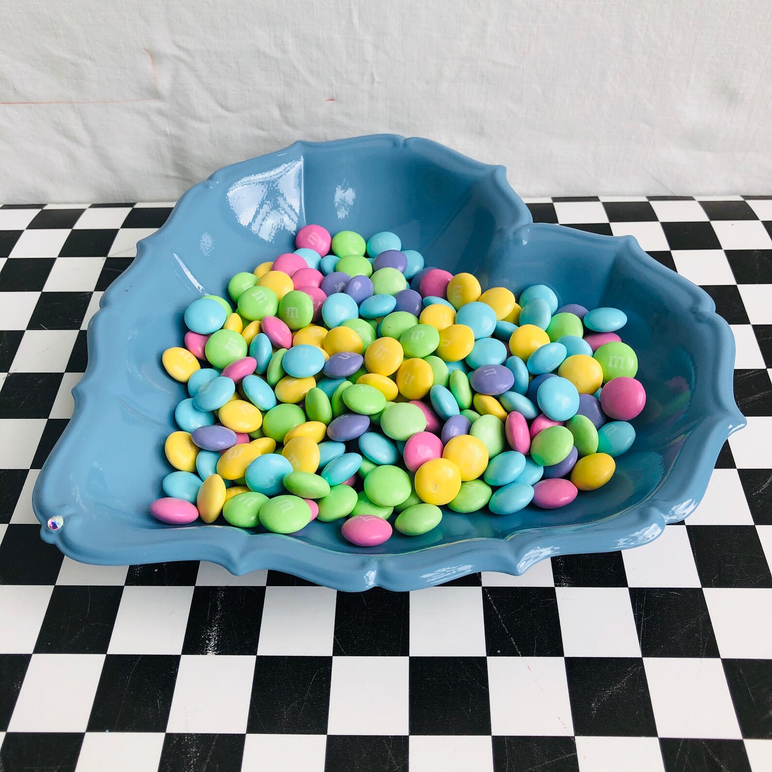 Heart Candy Dish in Glossy French Blue Vintage Silver Plate - Etsy ...