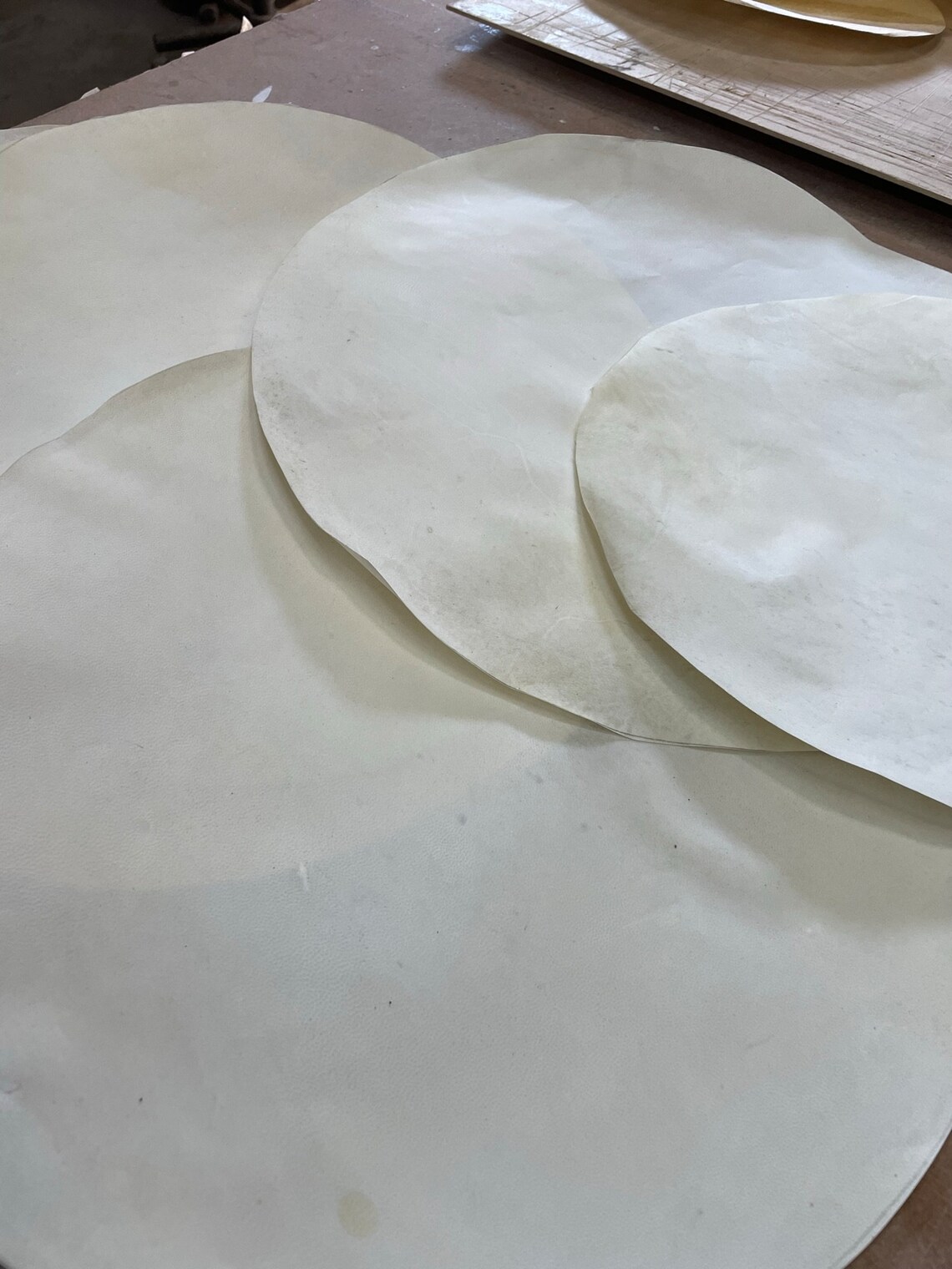 Goat Rawhide Skins Unbleached Goatskin Rounds Custom for Drums Rattles ...