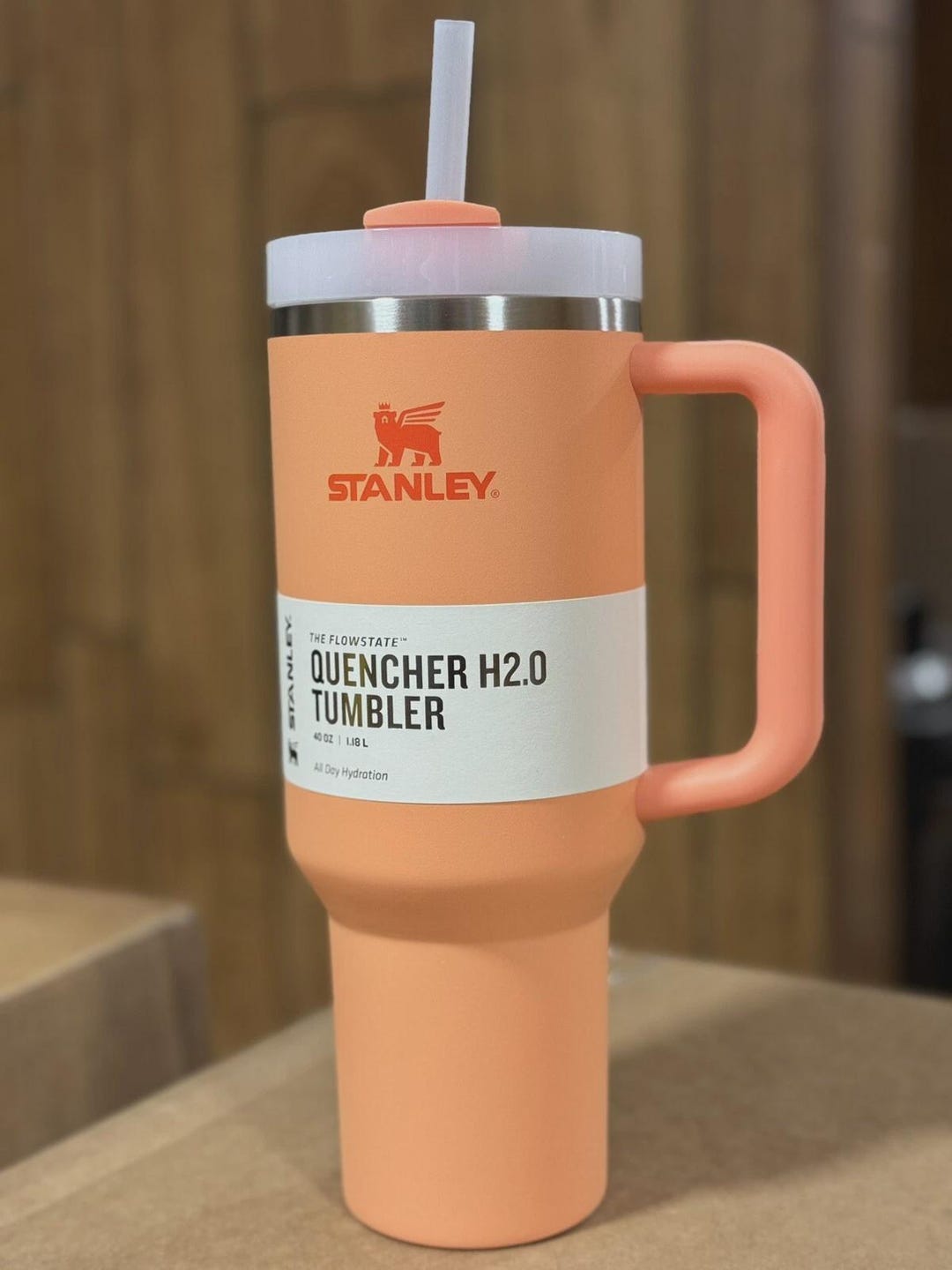 Stanley 40 Oz. Quencher H2.0 Flowstate Tumbler - Nectarine (peachy) - Etsy