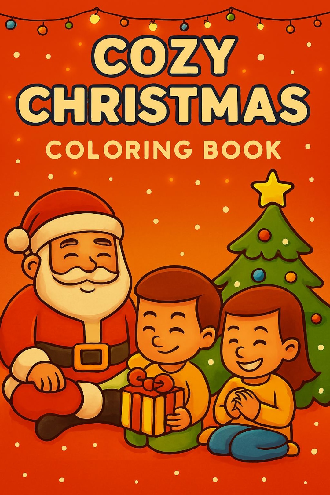 Cozy Christmas Coloring Book | Digital PDF | Fun Holiday Activity for ...