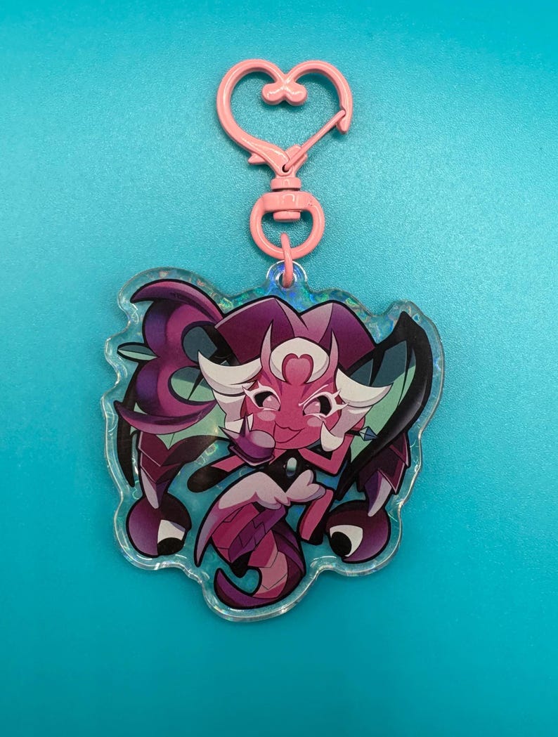 Cookie Run Oven Break Keychain / Lychee Dragon Cookie Charm - Etsy