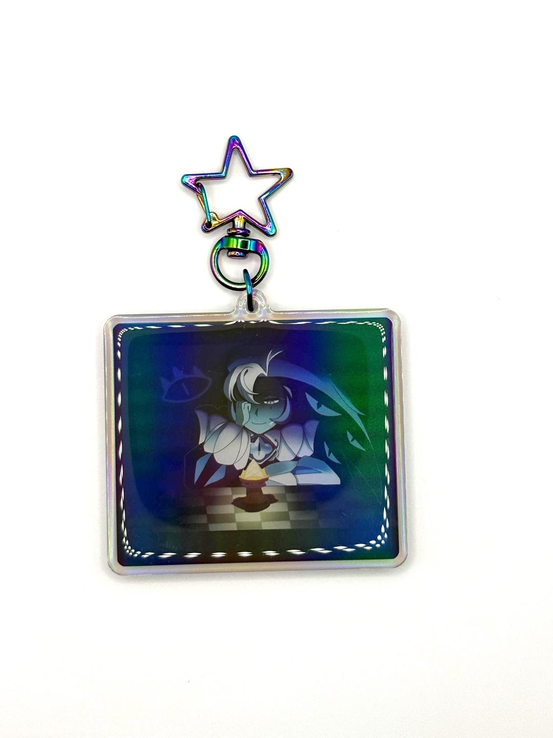 Cookie Run Kingdom Keychain / Shadow Milk Cookie Charm - Etsy