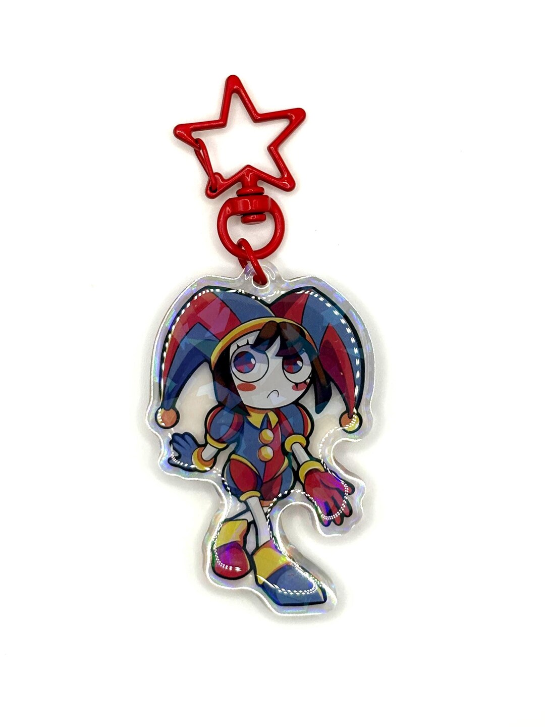 Digital Circus Keychain / Pomni Charm - Etsy