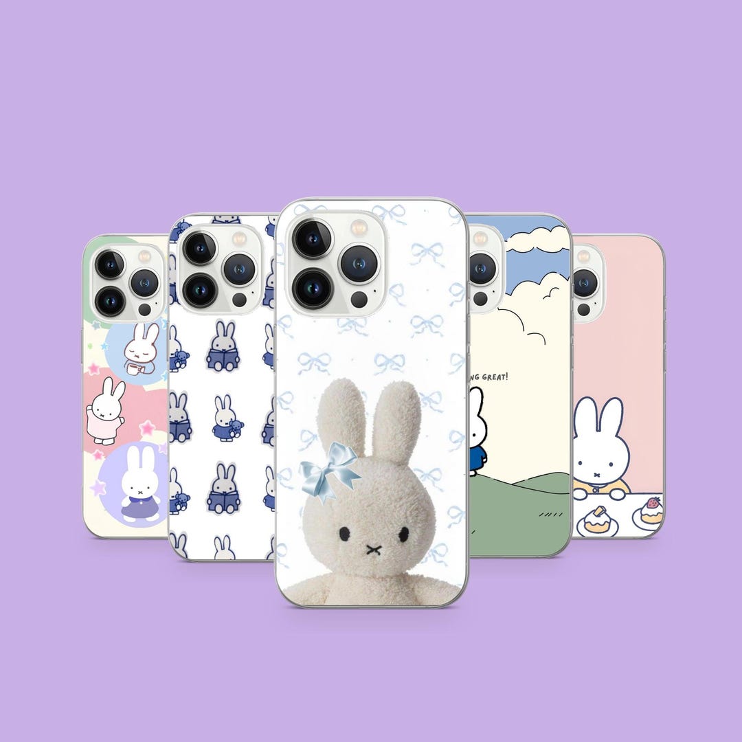 Miffy Phone Case Bunny Kawaii Cover for iPhone 17pro, 16, 15, 14, 13 ...
