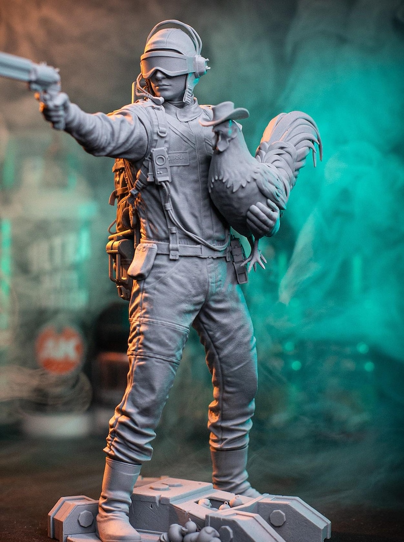 ARC Raiders Raider Figure | Sci-fi Game Collectible Statue | ARC ...