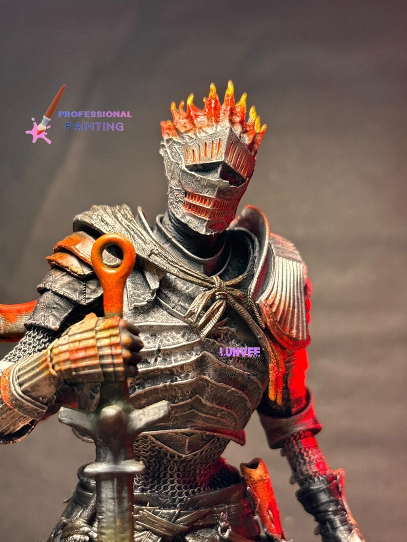 Soul of Cinder Figure – Dark Souls Statue – Hand Painted or Unpainted ...
