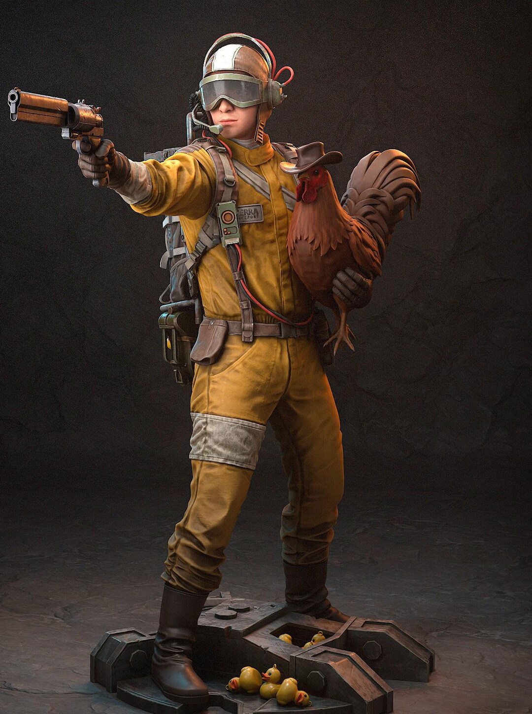 ARC Raiders Raider Figure | Sci-fi Game Collectible Statue | ARC ...