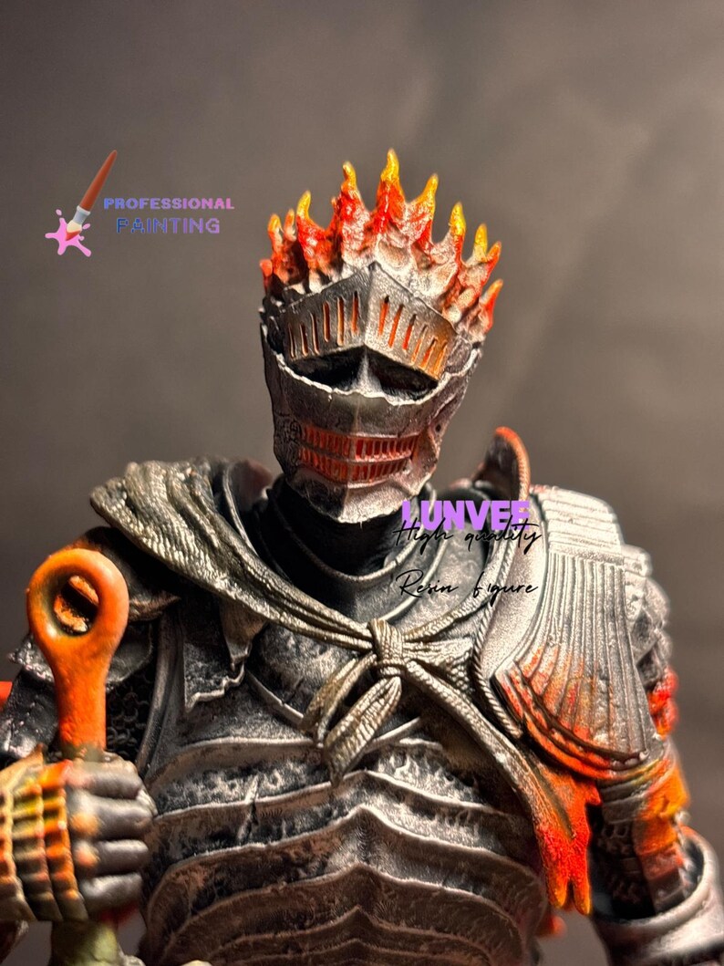 Soul of Cinder Figure – Dark Souls Statue – Hand Painted or Unpainted ...