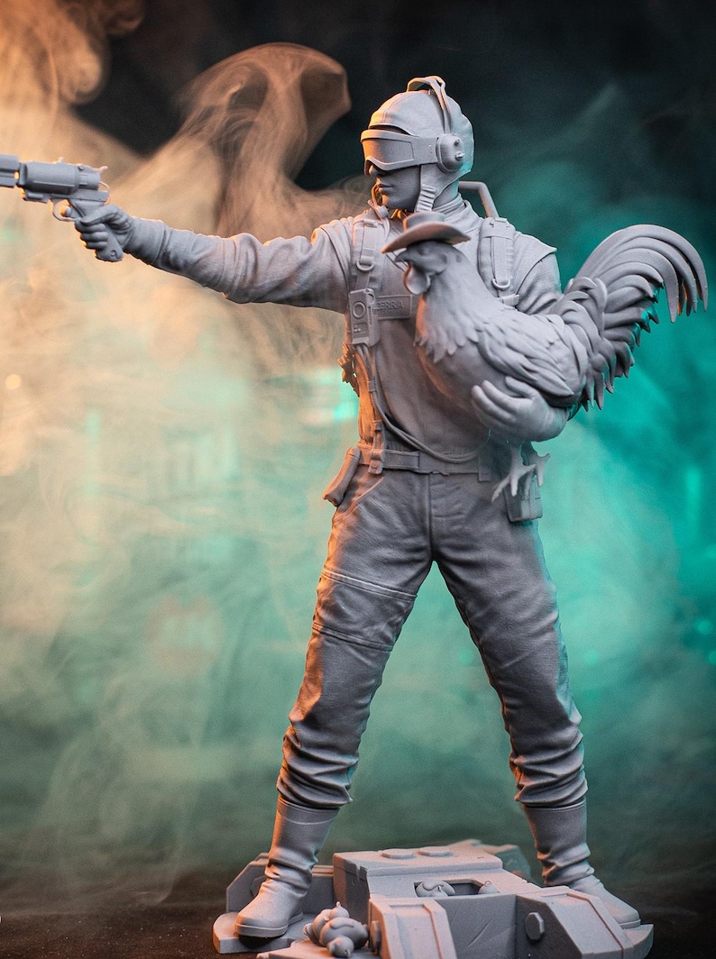 ARC Raiders Raider Figure | Sci-fi Game Collectible Statue | ARC ...