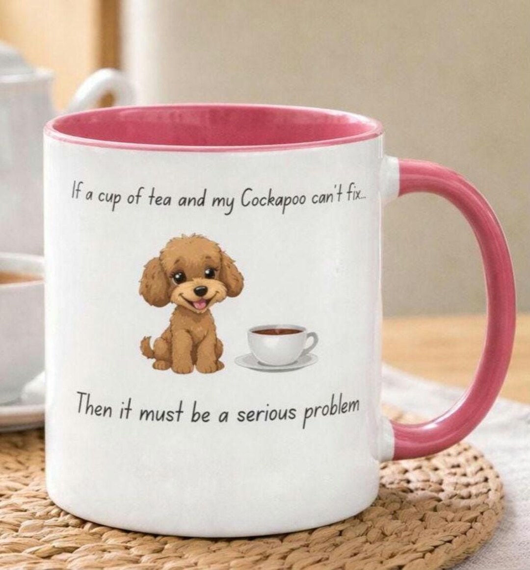 Tea and Cockapoo Lovers Mug | Cockapoo Mum Gift - Etsy