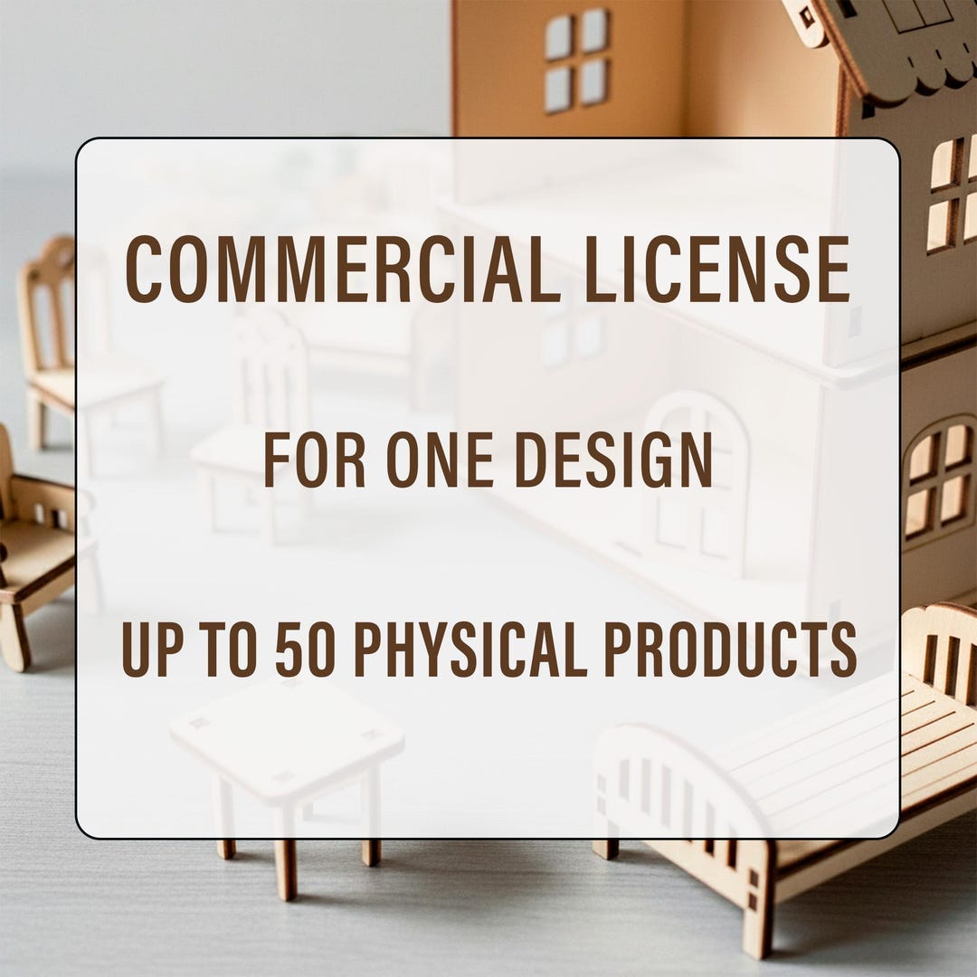 Basic Commercial License – up to 50 Physical Sales | Laser Cut / CNC ...