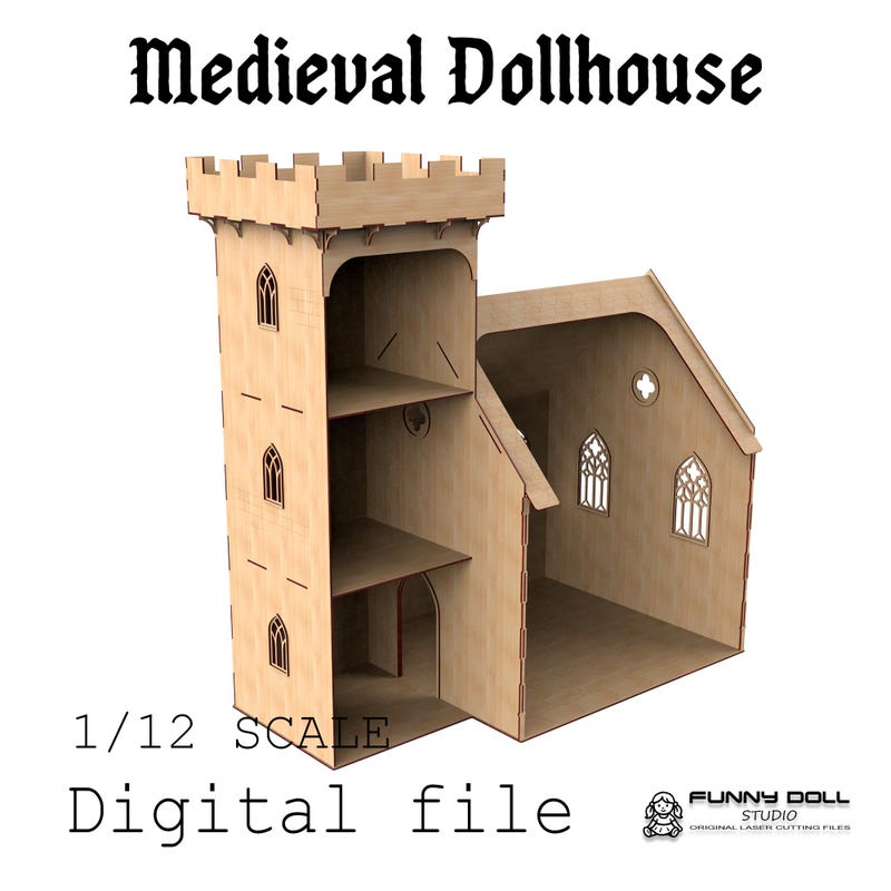 Medieval Dollhouse - Etsy