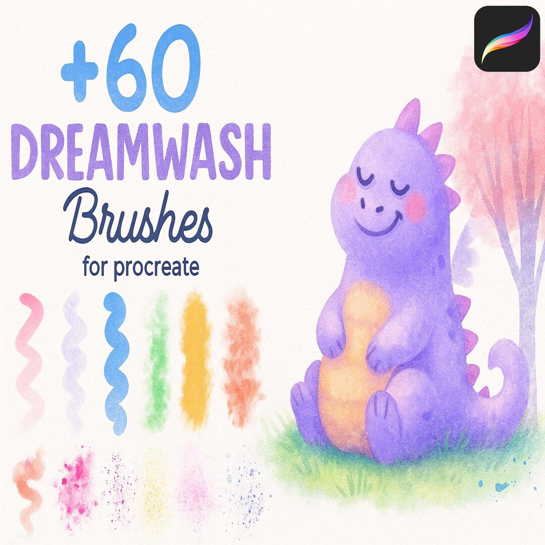 Procreate Watercolor Textures for Painting, Procreate Watercolor ...