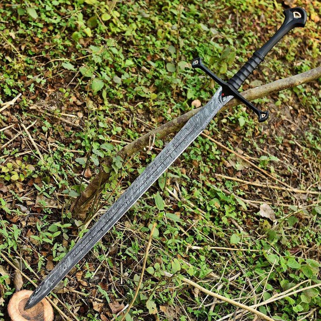 Knight Templar Medieval Sword | Damascus Steel | Collectible Cosplay ...