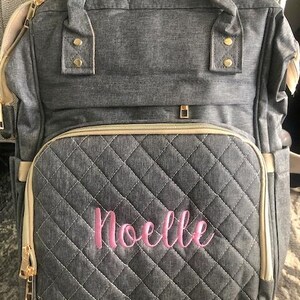 Diaper Bag, Personalized Diaper Bag, Monogrammed Diaper Bag, Monogram ...
