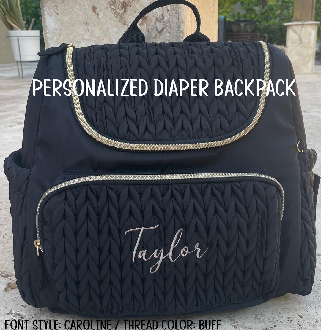Personalized Diaper Bag - Custom Name Baby Bag - Personalized Baby ...