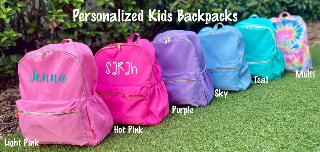 Personalized Backpack Back to School Custom Backpack Personalized Gifts ...